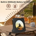 Portable CD Player with Bluetooth, Rechargeable CD player for Home ...