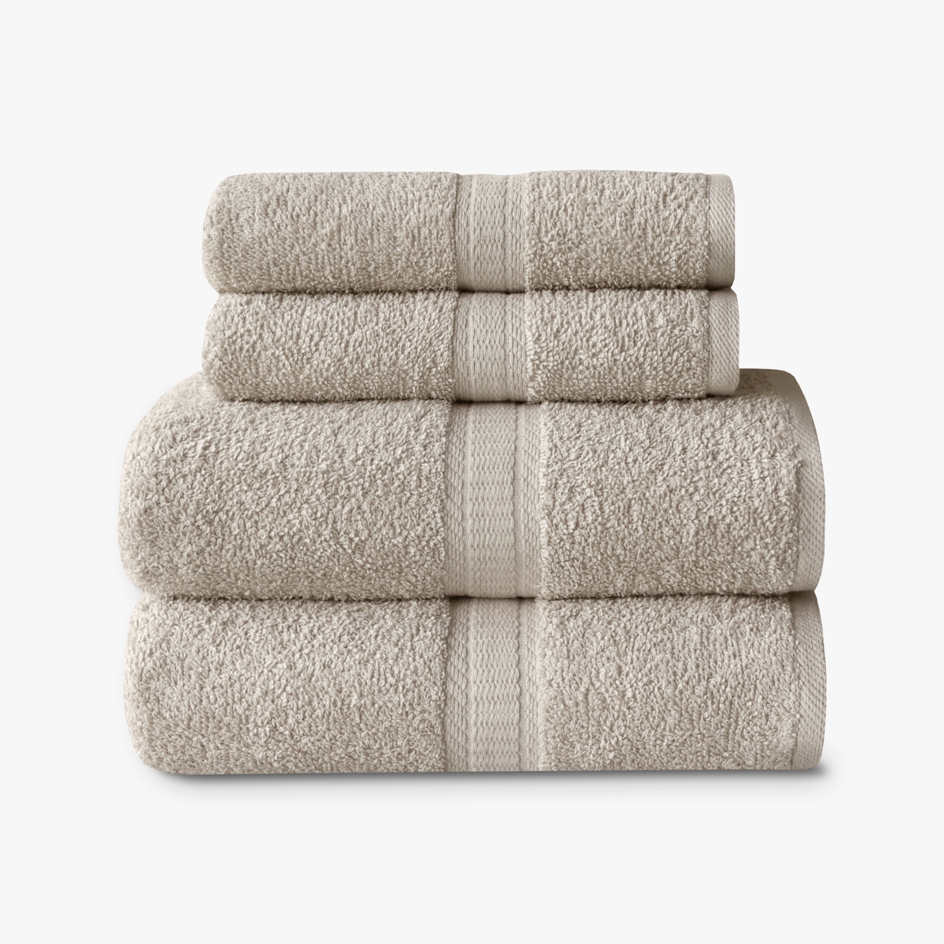 Mainstays 4pk Bundle Set - 2 Hand Towels, 2 Bath Towels, Towel Bundle ...