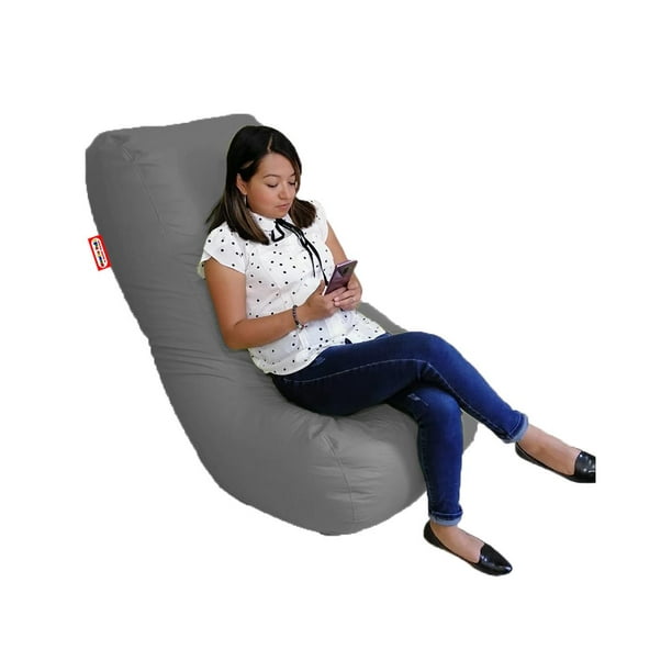 Sillón Puff Mundo Puff Frijol Diván Grande 150 x 55 cm gris Grande ...