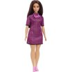Barbie Fashionistas Doll #188 in Checkered Dress with Curvy Shape ...