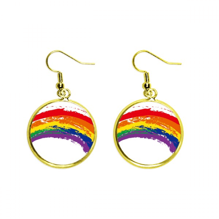 lgbt rainbow transgender ear dangle en drop earring jewelry woman ...