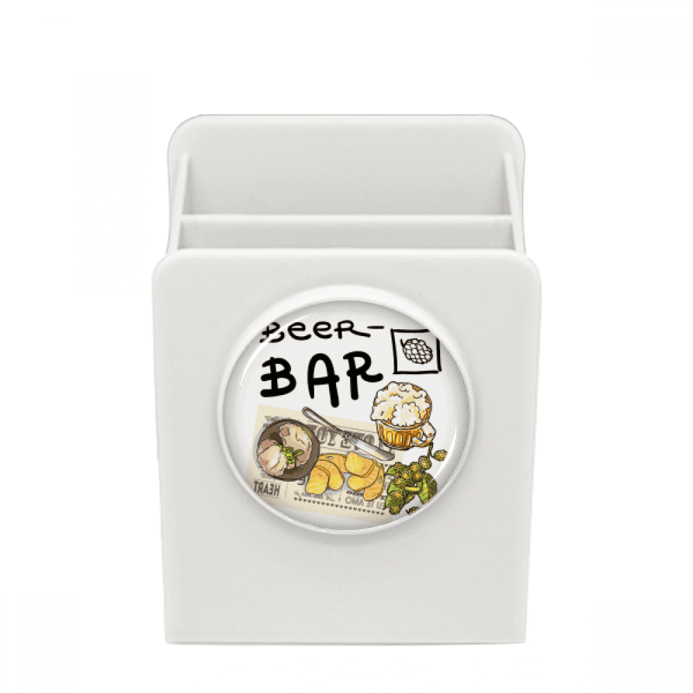 Steak Bar France Toast Beer Desk Pencil Holder Cup Pen Organizer ...