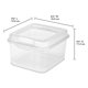 Sterilite Plastic FlipTop Storage Box Container with Latching Lid, 24 ...