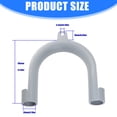 10Pcs U-Shape Drain Hose Guide Drain Hose Washing Machine Discharge ...