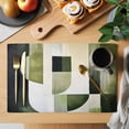 Placemats Set of 4 Street Art Non-Slip Place Mat Modern Art Table Mats ...