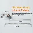 Joyrain Universal Front-Mount Toilet Replacement Kit, Toilet Flush Tank ...