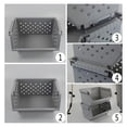 4 Pack Stackable Detachable Storage Baskets, Stacking Bins for ...