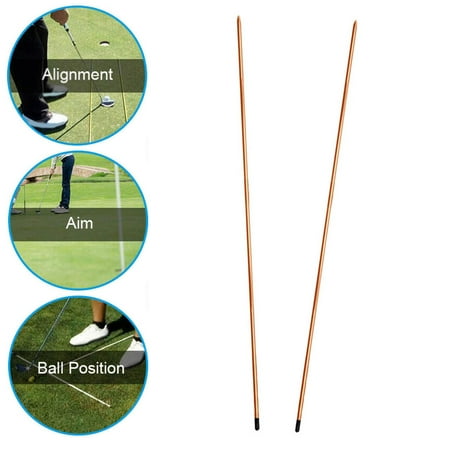 Golf Alignment Sticks - Alignment 7" Golf Alignment Rods 2 Pack for ...