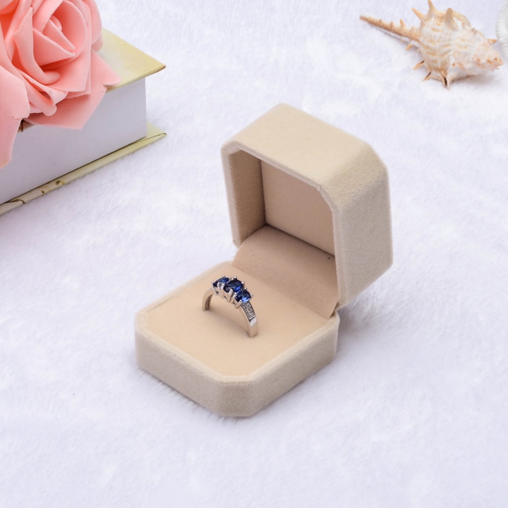 Click here for Agiferg Velvet Engagement Wedding Earring Ring Pen... prices