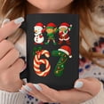 Christmas Dabbing Santa Elf Snowman Six Seven Meme Coffee Mugs ...