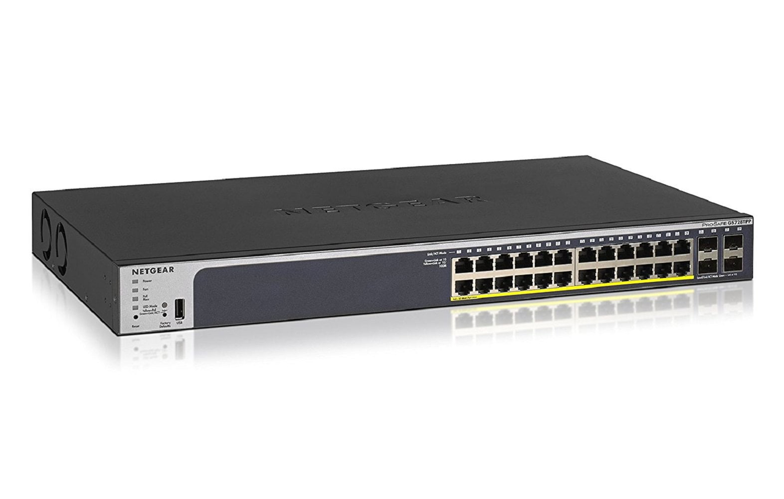Netgear 24 Ports Gigabit PoE+ Smart Managed Pro Switch with 4 SFP Ports ...