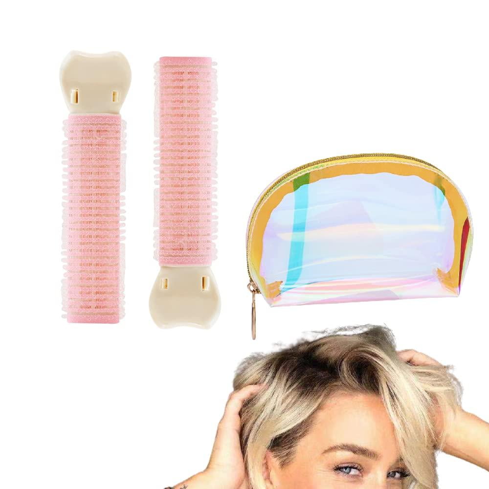 HAPPI PIZZA Hair Root Volumizing Clip Lifter, 2 Clips & 1 Holographic ...