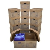 StarBoxes File Boxes 200# Strength, Small, 15" x 12" x 10", 15 Pack ...