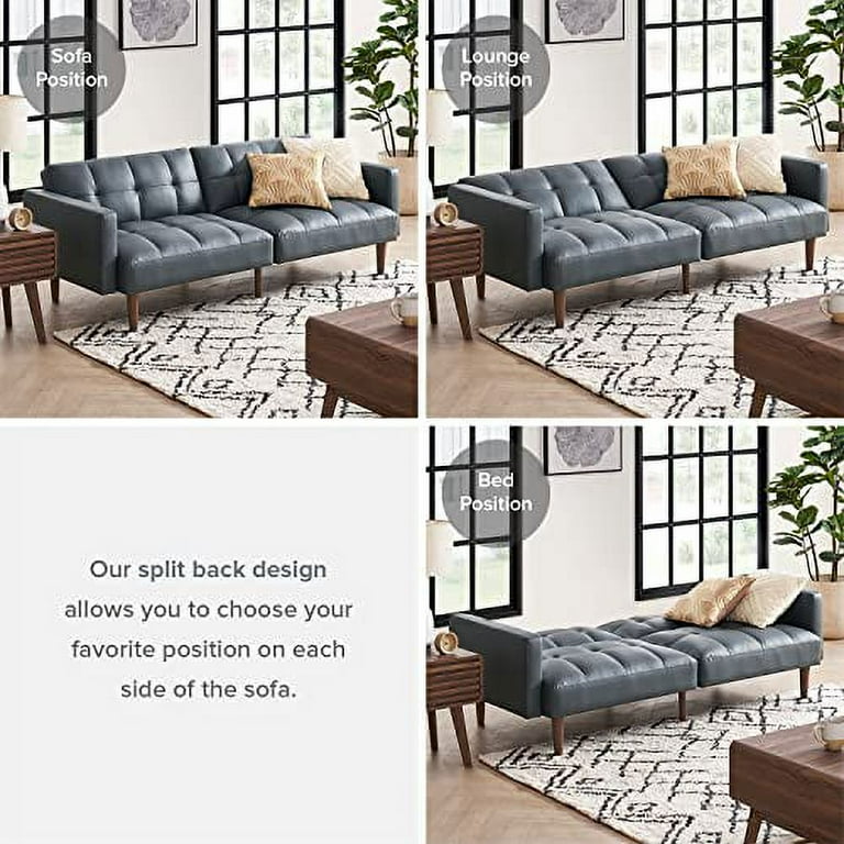 Aaron Leather Sofa | Baci Living Room