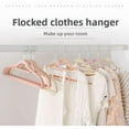 10-pack Flocked Clothes Hangers for Home Use, Non-slip and Traceless ...