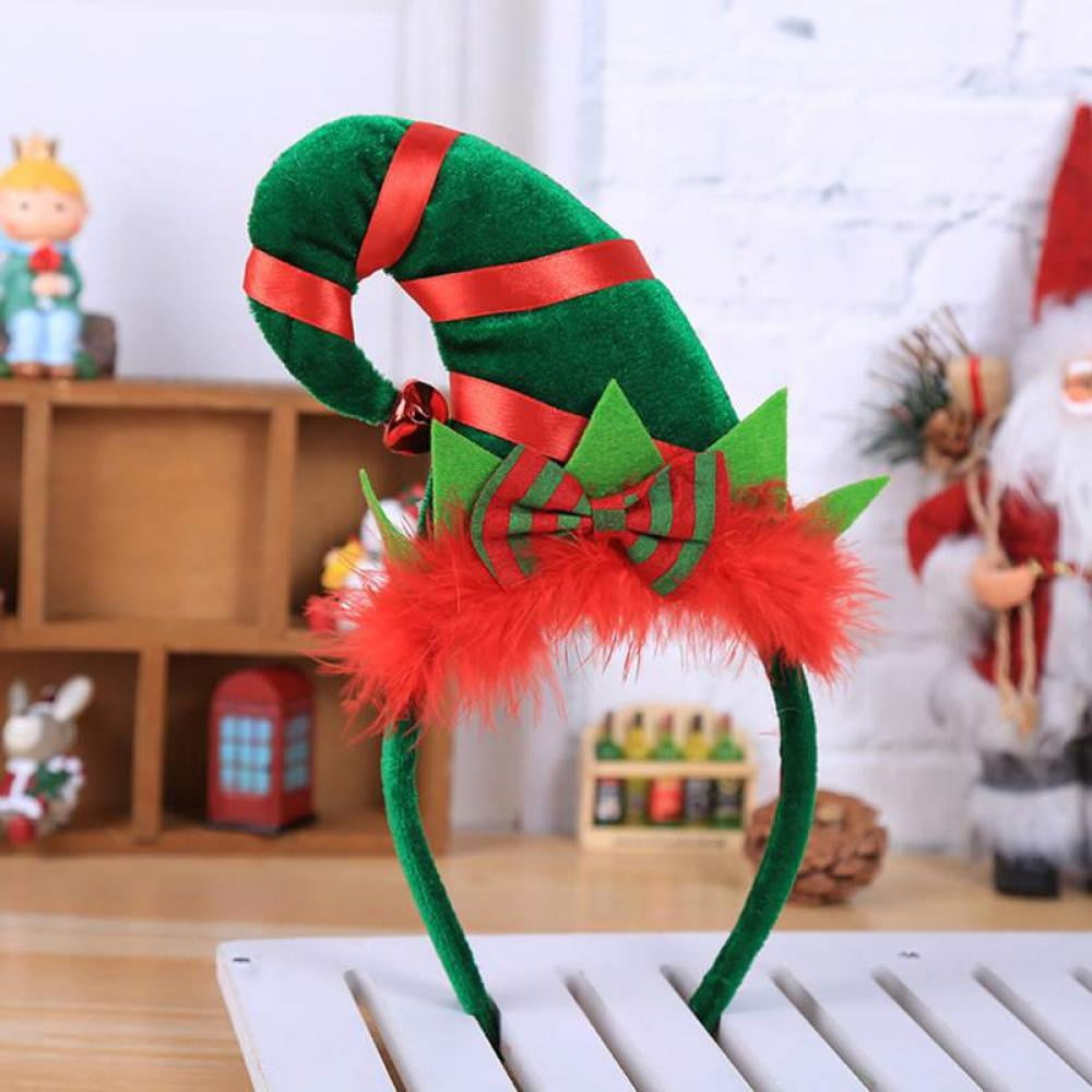 Luxsea 1Pcs Christmas Headband Fairy Elf Pointed Hat Hair Hoop Fancy ...