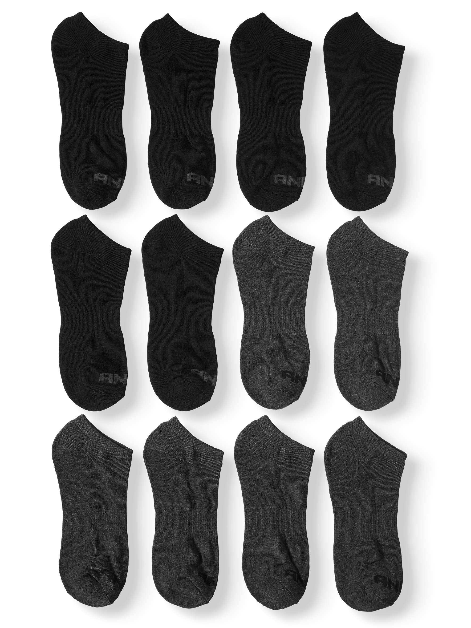 AND1 - Men’s Value Pack Low Cut Socks, 12 Pack - Walmart.com - Walmart.com