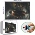 1000-Piece Wood Jigsaw Puzzle, Christ Walk On Rough Night Ocean Saving ...