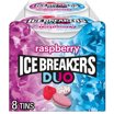 Ice Breakers Duo Raspberry Flavored Sugar Free Mints with Cooling ...