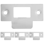 Round Corner Extended Lip Strike Plate, 2-1/4" x 2", (2-1/2" Overall ...