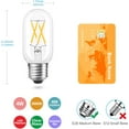 XUERUI-40 Watt Equivalent LED Bulb, E26 Base, Energy Efficient 4W, Soft Warm White 3000K ...