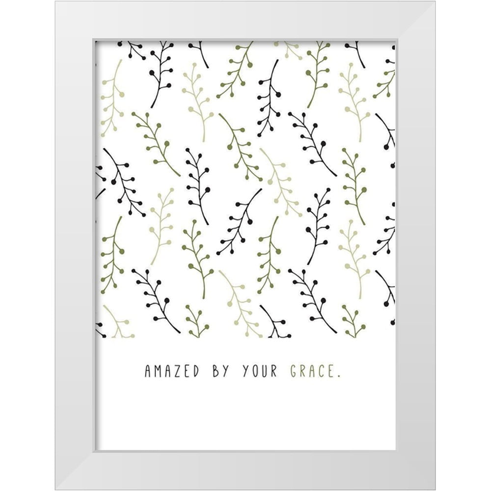 JMB Designs 14x18 White Modern Wood Framed Museum Art Print Titled ...