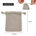 50Pcs Canvas Drawstring Small Cloth Bag, Jewelry Pouch Muslin Gift Bag ...