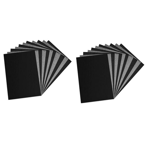 200 Sheets Carbon Paper, Black Graphite Paper for Tracing Patterns Onto ...