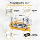 ROTO-Q 360 Family Bundle - Cordless Rotisserie Kit for Grills, Ovens ...
