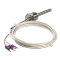 RANMEI Rtd Pt100 Temperature Sensor Stainless Steel Probe 3 Wires 3Meters Cable -50~200 ℃ 8Mm ...