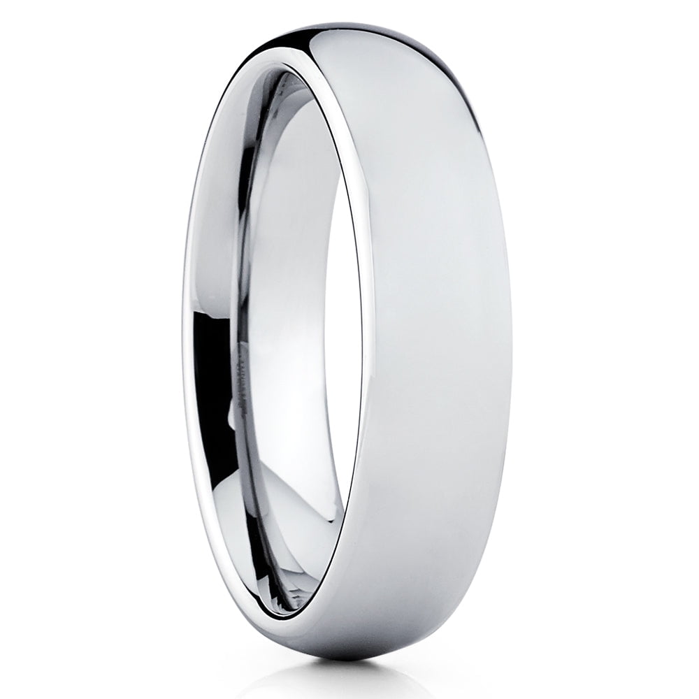5mm Silver Tungsten Ring,Engagement Ring,Tungsten Carbide Ring ...