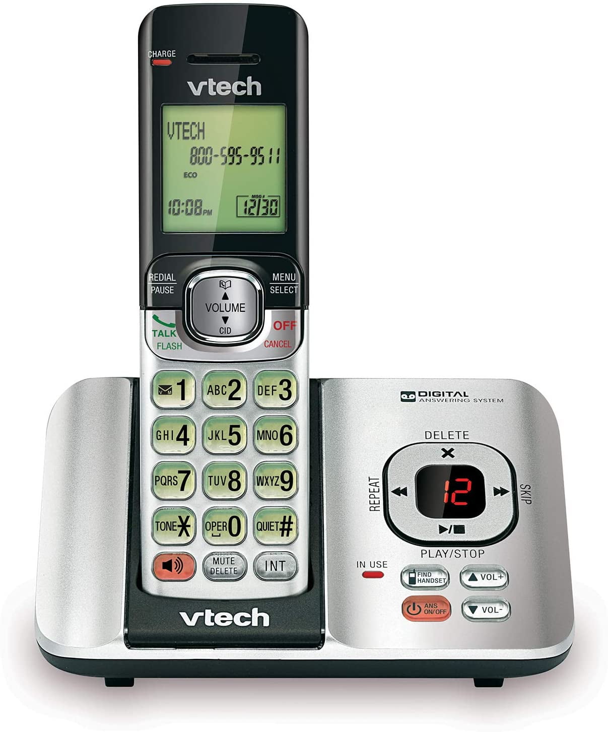 VTech CS6529 DECT 6.0 Phone Answering System with Caller ID/Call ...