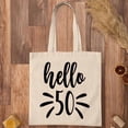 50Th Birthday Gift Shine Bright Hello Fifty Tote Bag - Walmart.com