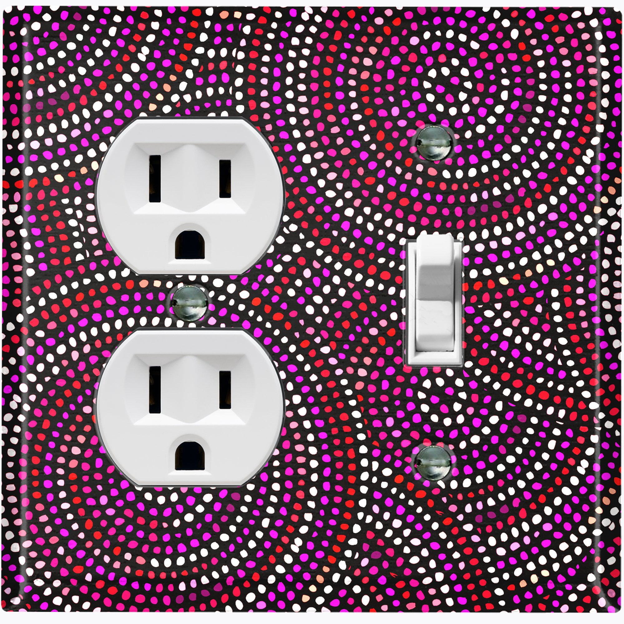 Metal Light Switch Plate Cover Colorful Safari African Tribal Art ...