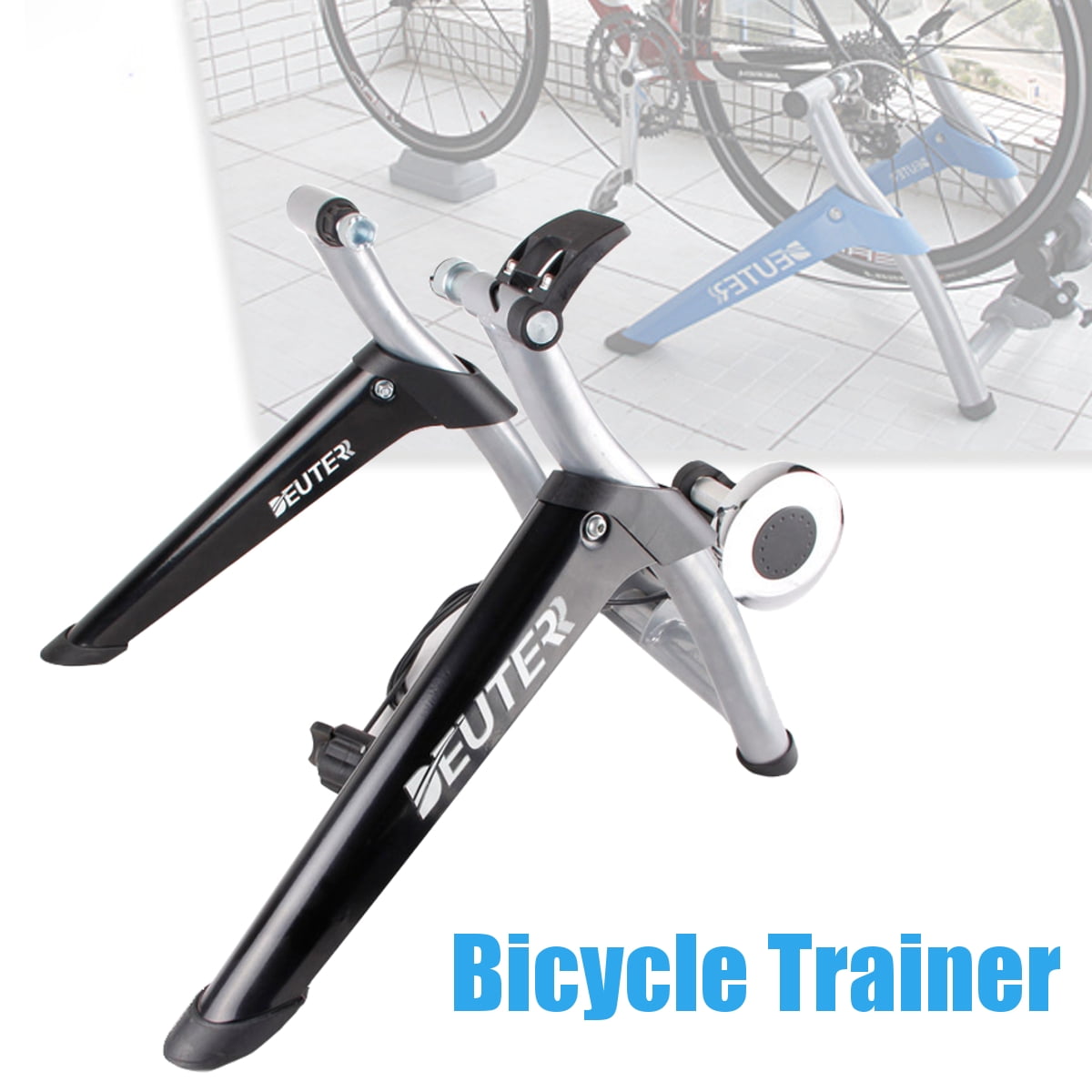 Indoor Bike Trainer Stand Bicycle Exercise Magnetic Cycling Training ...