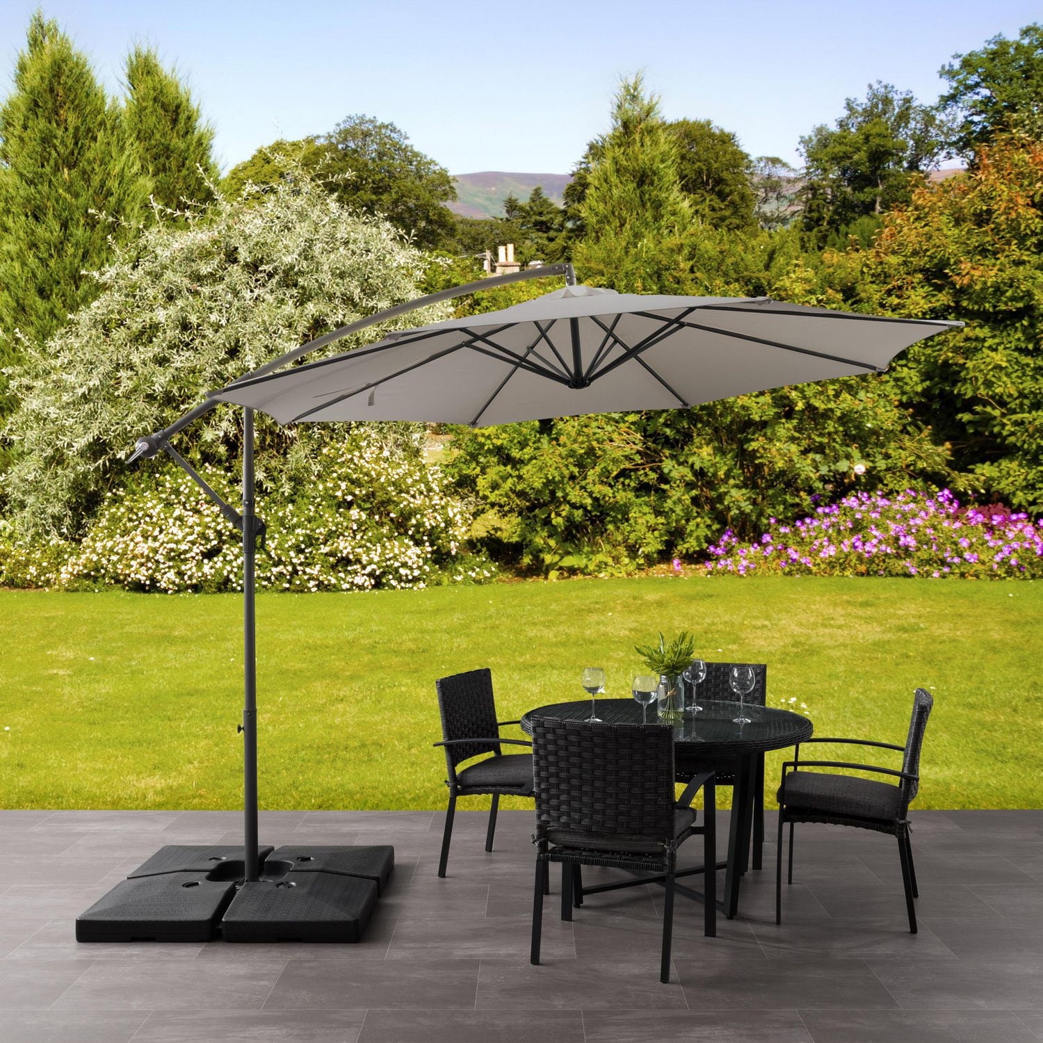 Click here for Corliving 9.5ft Tilting Cantilever Outdoor Patio U... prices