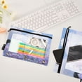 2 Pack Flip Folders with Clear PVC Window Binder Pouches 3-Ring Binder ...