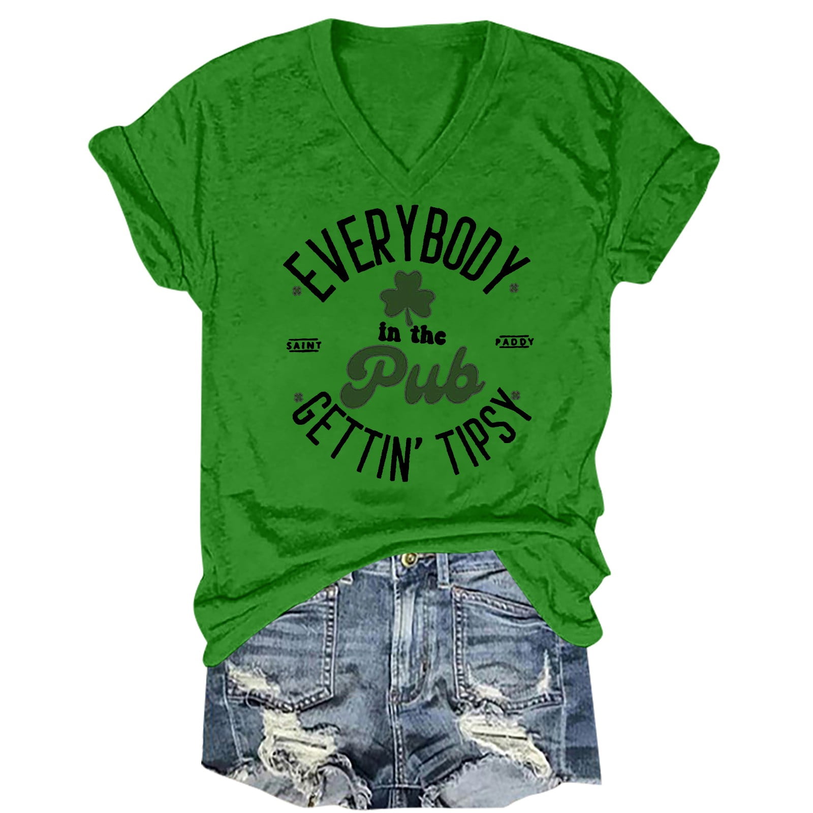 Click here for Ylhfashion St Day Shirt Women Prone To Shenanigans... prices