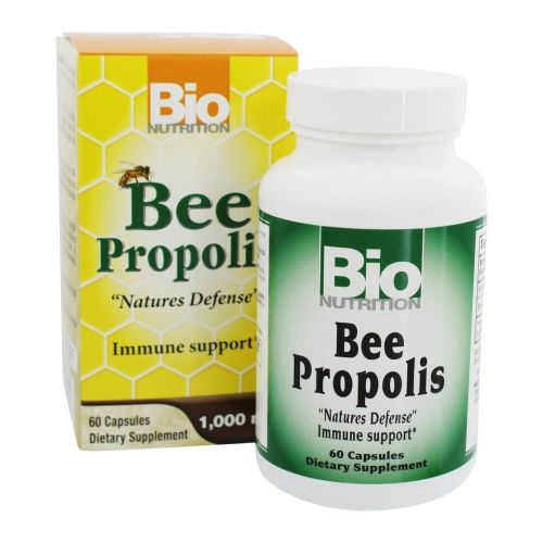Suplemento de propóleo de abeja 60 cápsulas Bio Nutrition Inc x2 ...