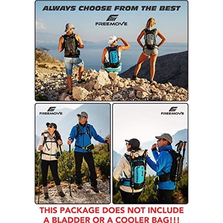 FREEMOVE Hiking Daypack Backpack with Detachable Phone Pocket, 10L ...