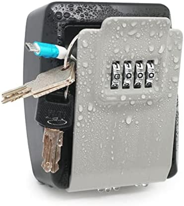 Large Key Lock Box,C-Timvasion® 4-digit Combination Key Box,Outdoor ...