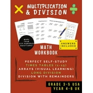 3rd Grade Math Workbook Multiplication and Division: Grade 3, Grade 4 ...