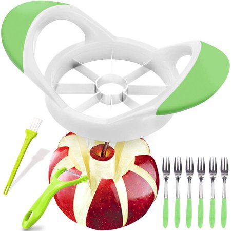 2 Pack 8-Blade Large Apple Corer and Divider, Pitter, Divider for Up to ...