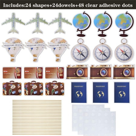 Let The Adventure Begin Centerpieces，Travel Around The World ...