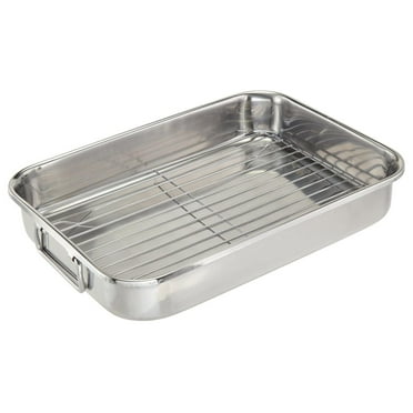 Cuisinart MultiClad Pro Stainless Steel Large Roaster with Handles, 16 ...