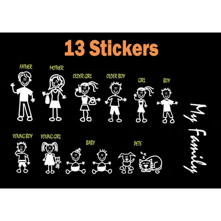 Stick Figure Family Car Nobody Cares About Your Stick Figure Family”