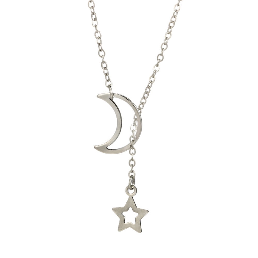 Click here for Yangzheee Womens Moon Star Pendant Choker Necklace... prices