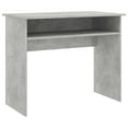 vidaXL Desk Computer Desk Standing Office Desk with Shelf Engineered ...