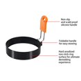 3.5" Egg Rings 6“ Pancake Mold with Silicone Handle, Round Mold for ...