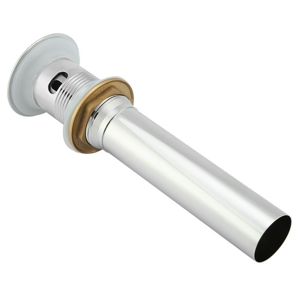 Pop Up Drain,G1 1/4" Chrome Plated Pop Up Drain With Overflow Popup ...